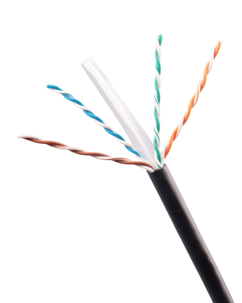 Cat 6 CMP (Plenum) Cable | Black | 1000' Pull Box — Lion Beam