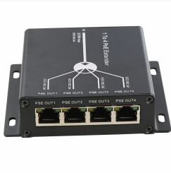 POE Extender Switch 4 Port 10/100Mbps PoE Up tp 393 FT — Lion Beam
